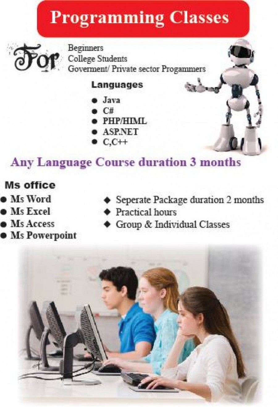 ICT Class for Grade 1 to A/L,O/L Students/ Programming Classes,...