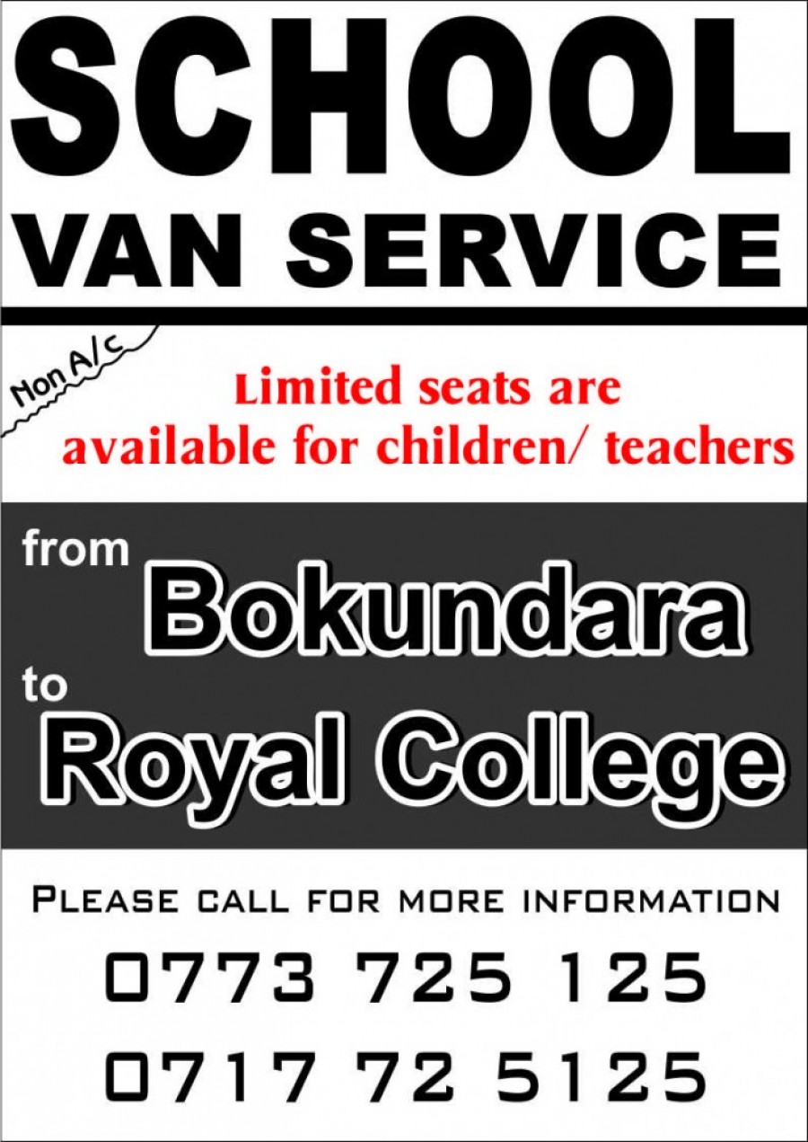 School Van Services, Colombo